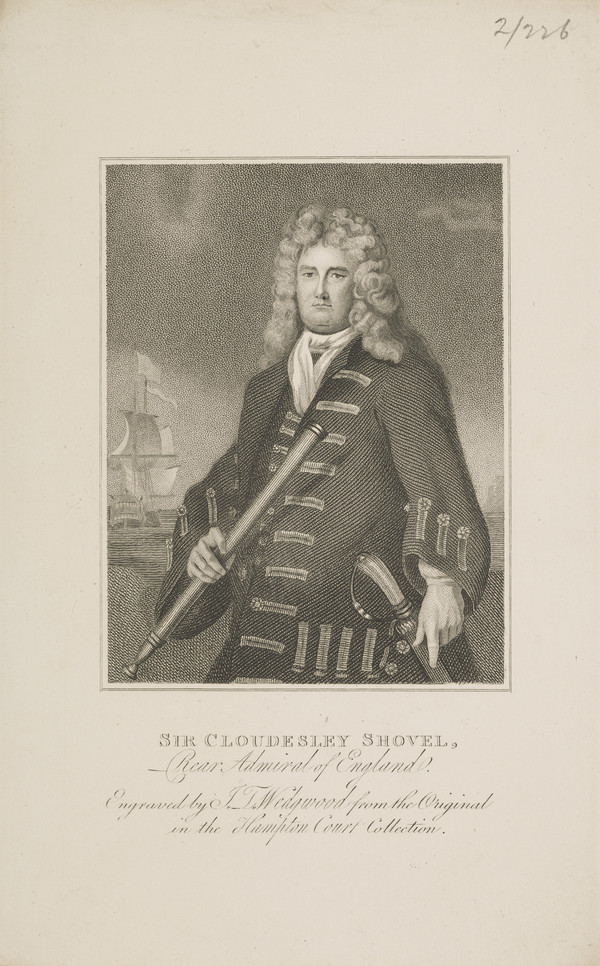 Sir Clowdisley Shovell, 1650 - 1707. Admiral by Wedgwood | National ...