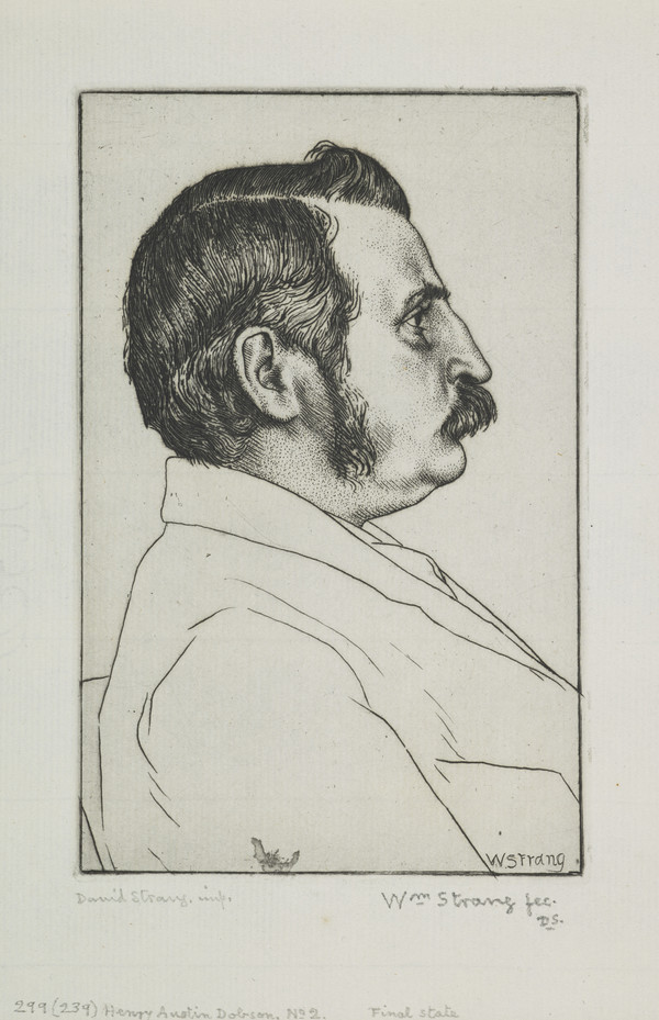 Henry Austin Dobson, No. 2 (Strang No. 299) by William Strang ...