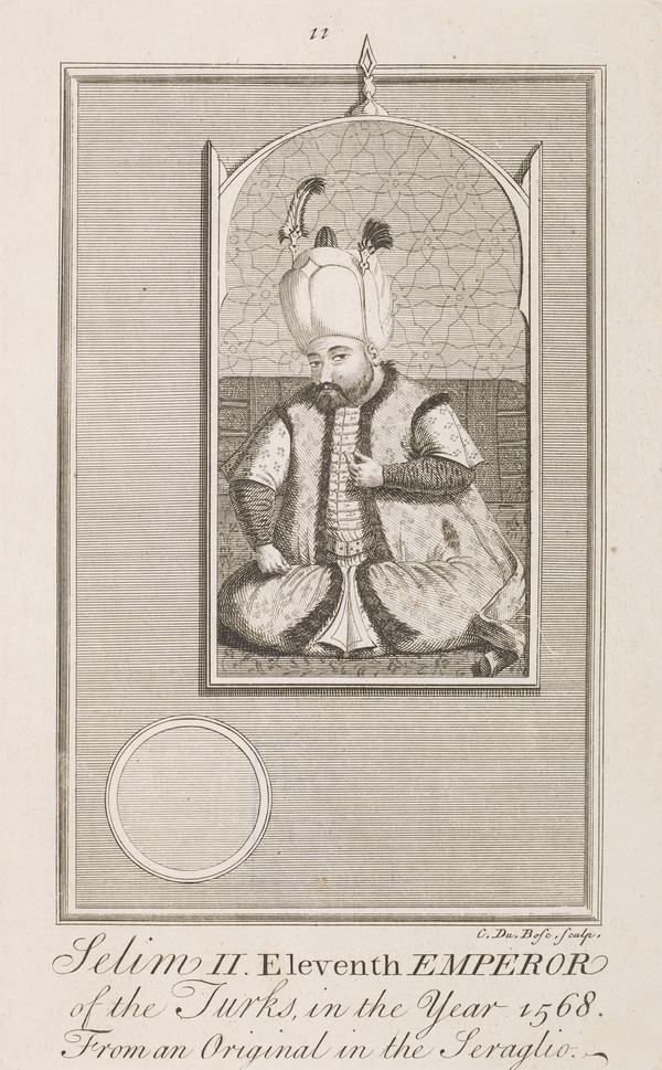 Selim II, 1524 - 1574. Eleventh Emperor of the Turks, 1568 by Claude du ...