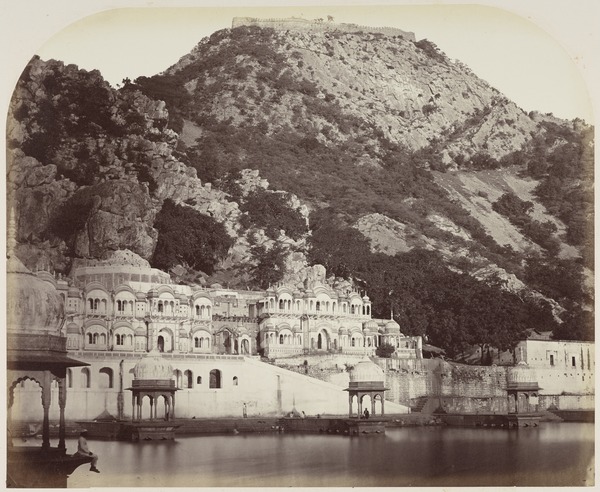 Temples and Hill Fort, Alwar by Eugene Clutterbuck Impey | National ...