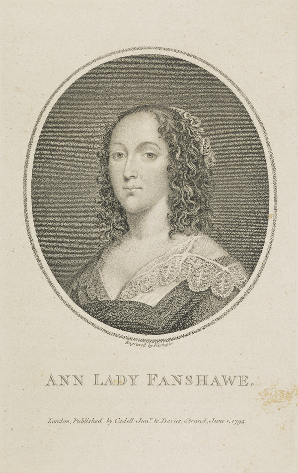 Anne Harrison, Lady Fanshawe, 1625 - 1680. Wife of Sir Richard Fanshawe ...
