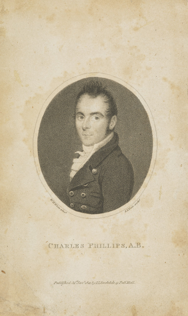Charles Phillips, c 1787 - 1850. Irish barrister and author by S.J. Neale | National Galleries ...