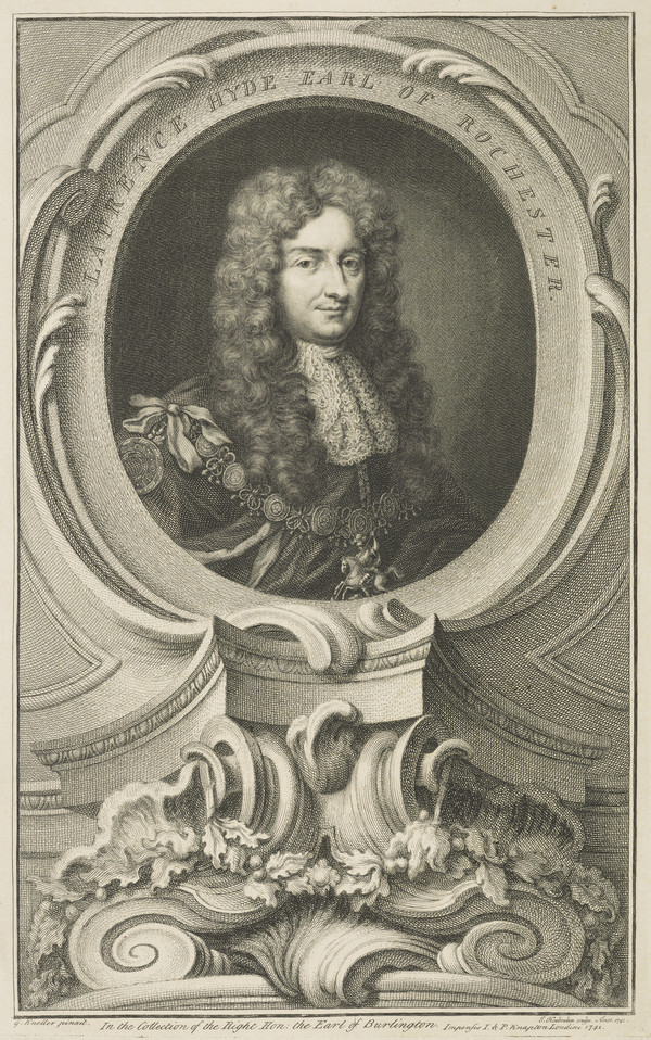 Lawrence Hyde, 1st Earl of Rochester, 1641 - 1711. Statesman by Jacobus ...
