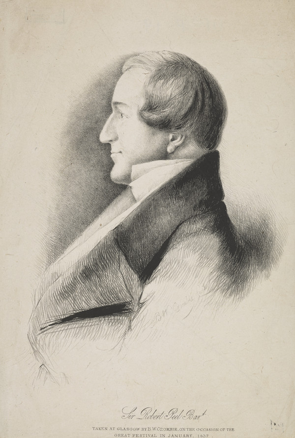 Sir Robert Peel, 1788 - 1850. Statesman by Benjamin William Crombie ...
