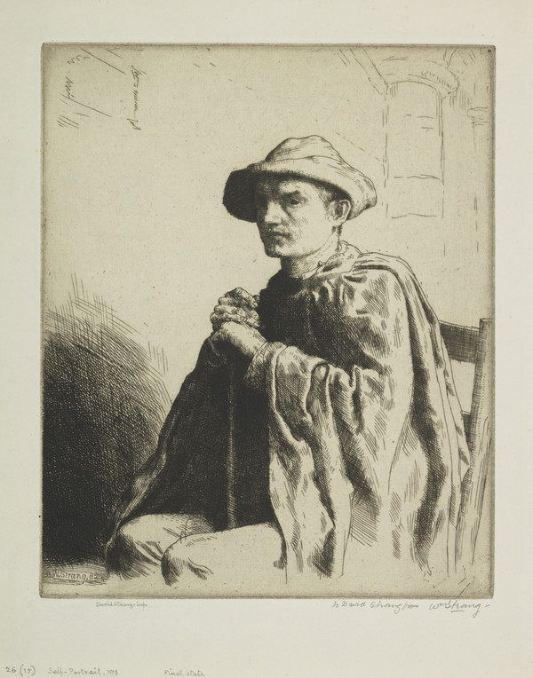 Self-portrait, No. 1 by William Strang | National Galleries of Scotland