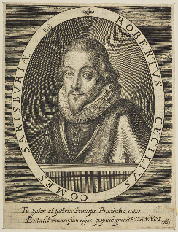 Robert Cecil, 1st Earl of Salisbury, c 1563 - 1612. Lord Treasurer ...