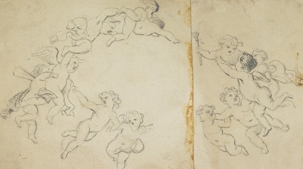 A Circle of Flying Putti by Edmund Thomas Parris | National Galleries ...