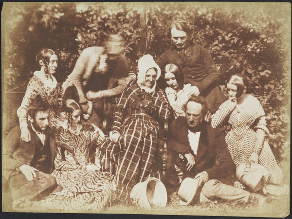 The Adamson family: behind, Miss Melville Adamson, Alexander, Mrs John ...