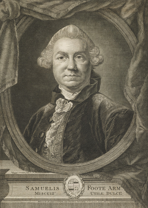 Samuel Foote, 1720 - 1777. Actor and dramatist by Richard Bernard ...