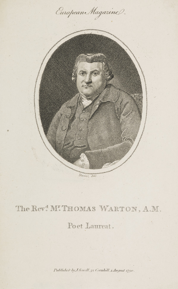 Thomas Warton, 1728 - 1790. Poet Laureate by Robert Stanier | National ...