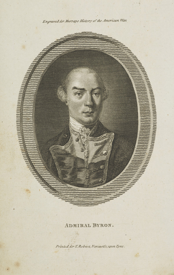 John Byron, 1723 - 1786. Admiral and explorer | National Galleries of ...