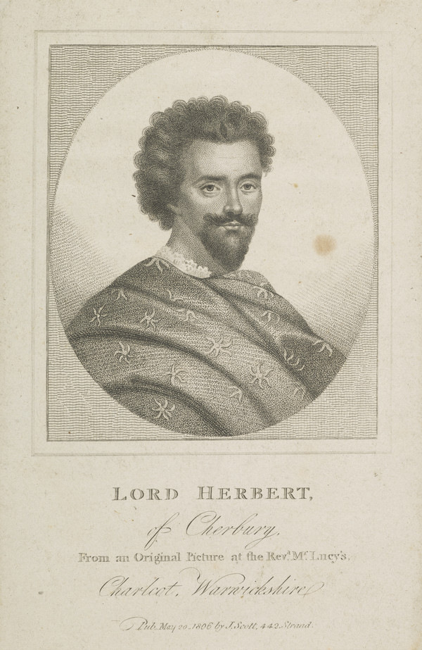 Edward Herbert, 1st Baron Herbert, 1583 - 1648. Philosopher and diplomatist | National Galleries ...