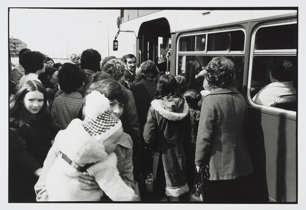 Bus Queue; Easterhouse by Larry Herman | National Galleries of Scotland