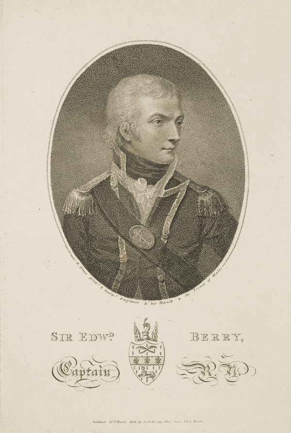 Sir Edward Berry, 1768 - 1831. Friend of Nelson by Daniel Orme ...