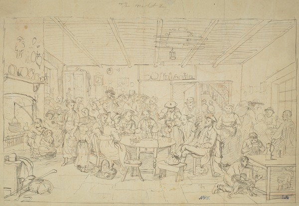 Market Day at the Inn by Alexander Carse | National Galleries of Scotland