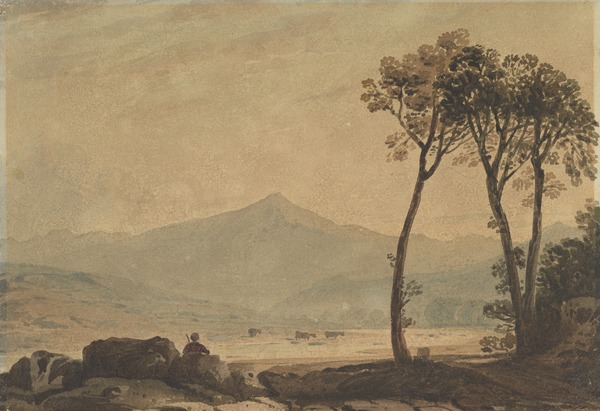 Welsh Landscape by John Varley | National Galleries of Scotland