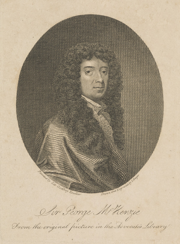 Sir George Mackenzie, 1636 - 1691. Founder of the Advocates Library by ...