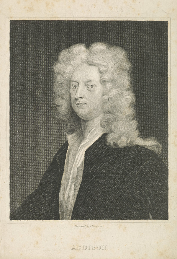 Joseph Addison, 1672 - 1719. Author and statesman by J. Thomson ...
