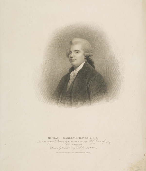 Richard Warren, d. 1797. English physician by Gaetano Stefano ...