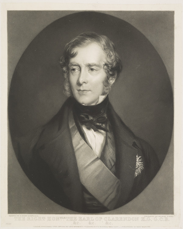 George William Frederick Villiers, 4th Earl of Clarendon, 1800 - 1870 ...