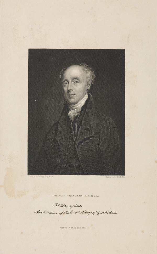 Francis Wrangham, 1770 - 1843. Theologian and poet by Robert Hicks ...