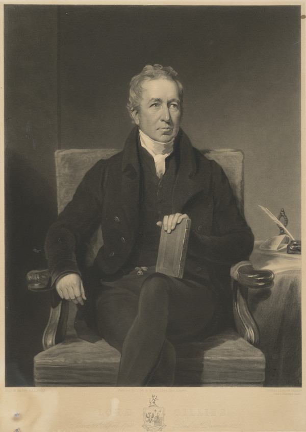 Adam Gillies, Lord Gillies, 1760 - 1842. Advocate by Thomas Goff Lupton ...