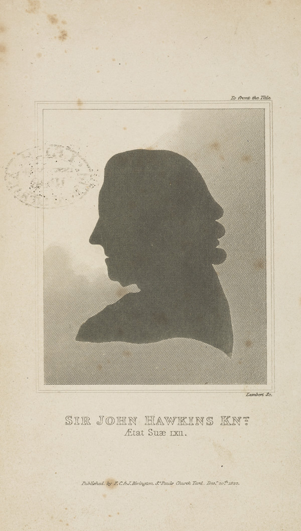 Sir John Hawkins, 1719 - 1789. Author of the History of Music by ...