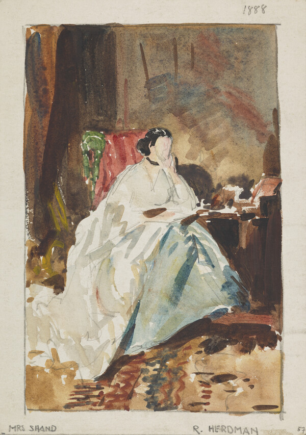 Emily Merelina Meymott, Baroness Shand (1830-1911) by Stanley Cursiter ...