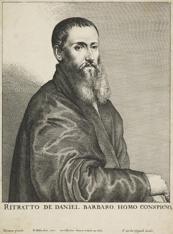 Daniel Barbaro, 1513 - 1570. Italian author and joint author of ...