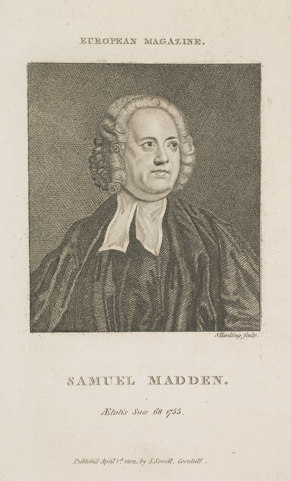 Samuel Madden, 1687 - 1765. Irish writer and clergyman by Samuel ...