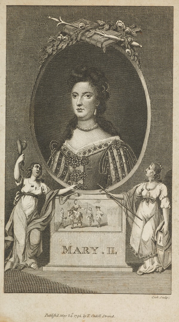 Mary II, 1662 - 1694. Reigned jointly with William III, 1688 - 1694 by ...