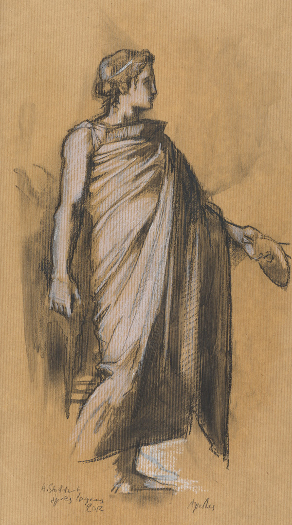 Study for Drapery of History (after Jean-Auguste-Dominique Ingres; the ...