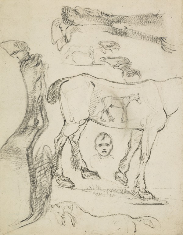 Sketches of Horses [Verso: Horses] by Alexander Carse | National ...