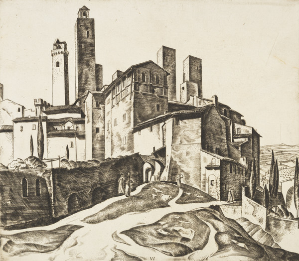 San Gimignano by William Wilson | National Galleries of Scotland