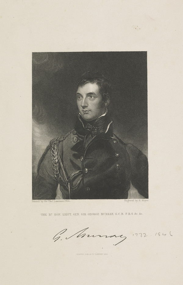 General Sir George Murray, 1772 - 1846. Soldier and statesman by Henry ...
