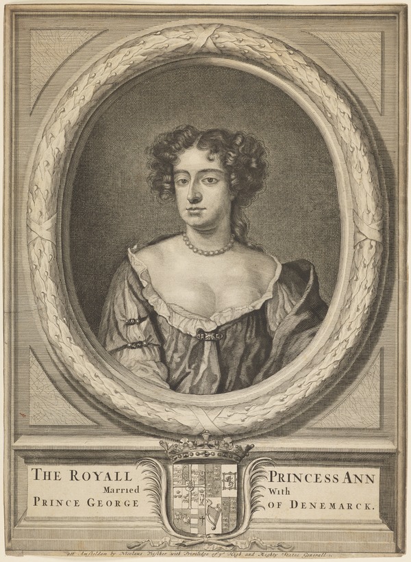 Queen Anne, 1665 - 1714. Reigned 1702 - 1714 by Nicolas Visscher ...