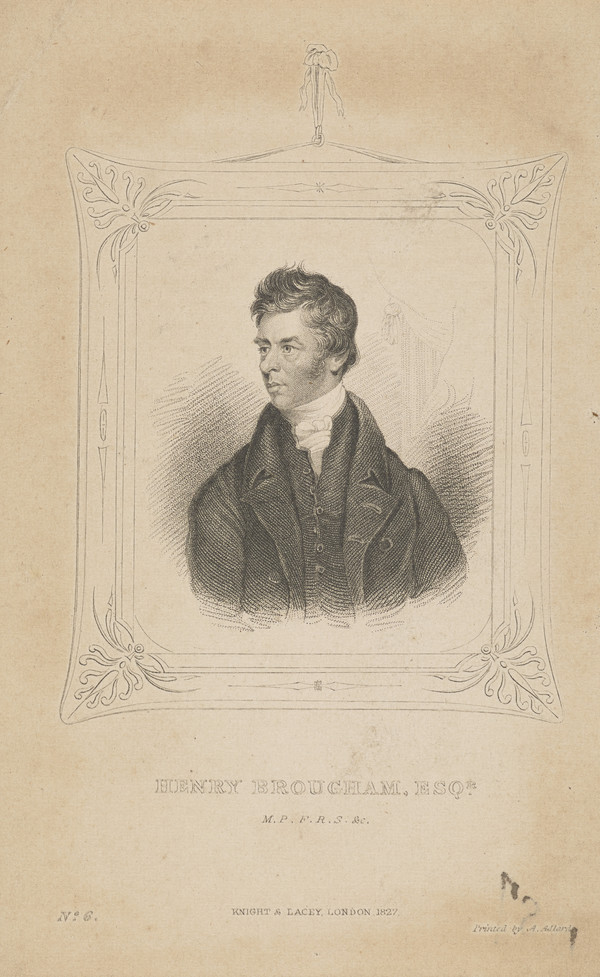 Henry Peter Brougham, 1st Baron Brougham and Vaux, 1778 - 1868 ...