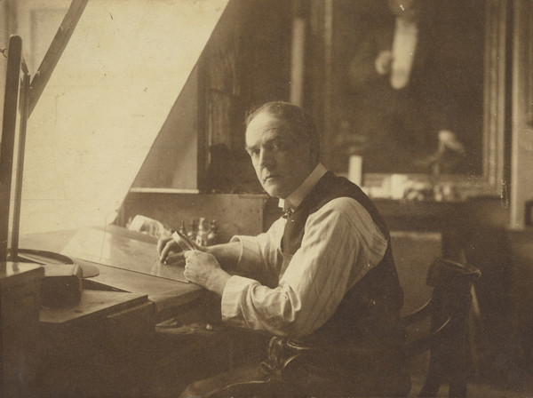 Henry Macbeth Raeburn in his Studio | National Galleries of Scotland