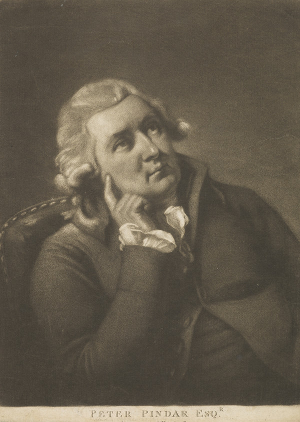 John Wolcot, 1738 - 1819. Known as Peter Pindar; satirical poet ...