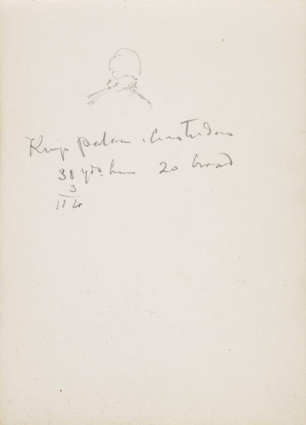 Writing and indecipherable Sketch by John Smart | National Galleries of ...