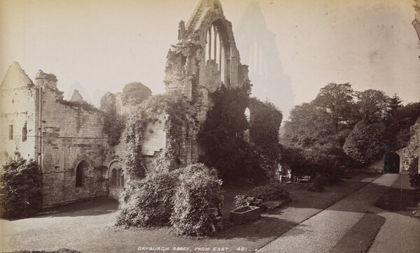 Dryburgh Abbey, from East by James Valentine | National Galleries of ...