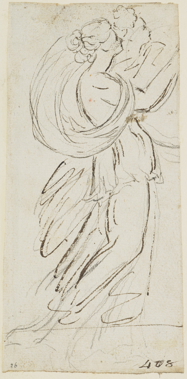 Two Female Figures in Classical Dress by Alexander Runciman | National ...