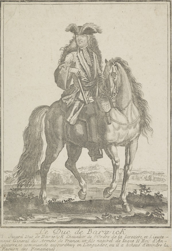 James Fitzjames, Duke of Berwick, 1670 - 1734. Natural son of James II ...