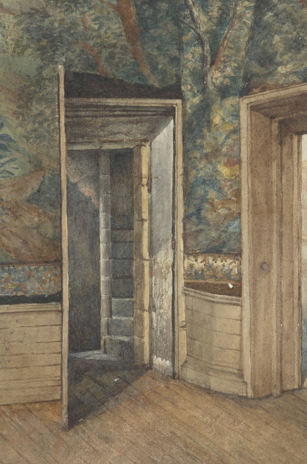 View of the Staircase in Holyrood Palace Leading to the Room in which ...