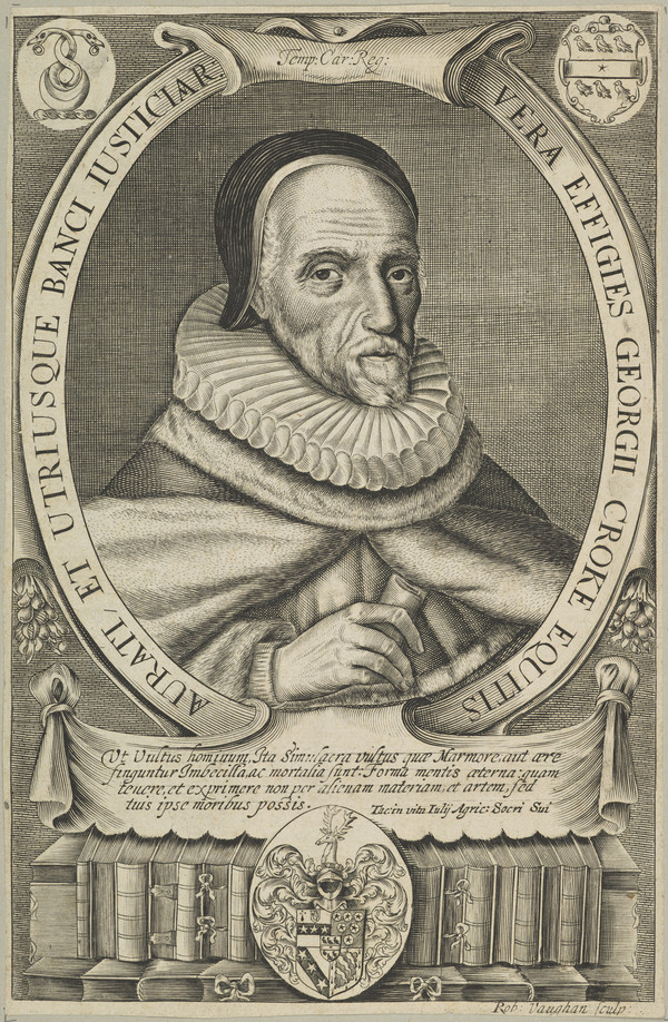 Sir George Croke, 1560 - 1642. Judge by Robert Vaughan | National ...