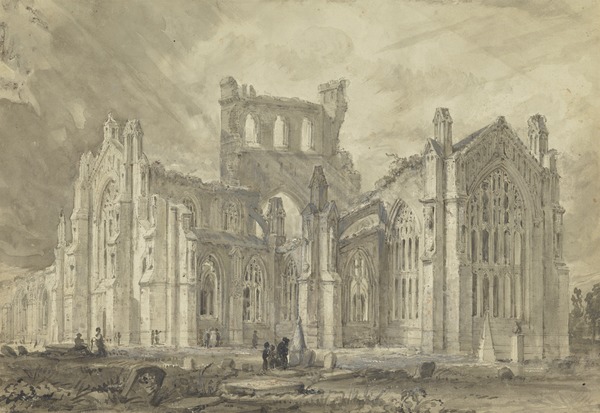 Melrose Abbey, Roxburghshire by George Meikle Kemp | National Galleries ...
