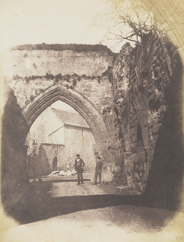 The 'Pends', with a man and boy [St Andrews 28] by David Octavius Hill ...