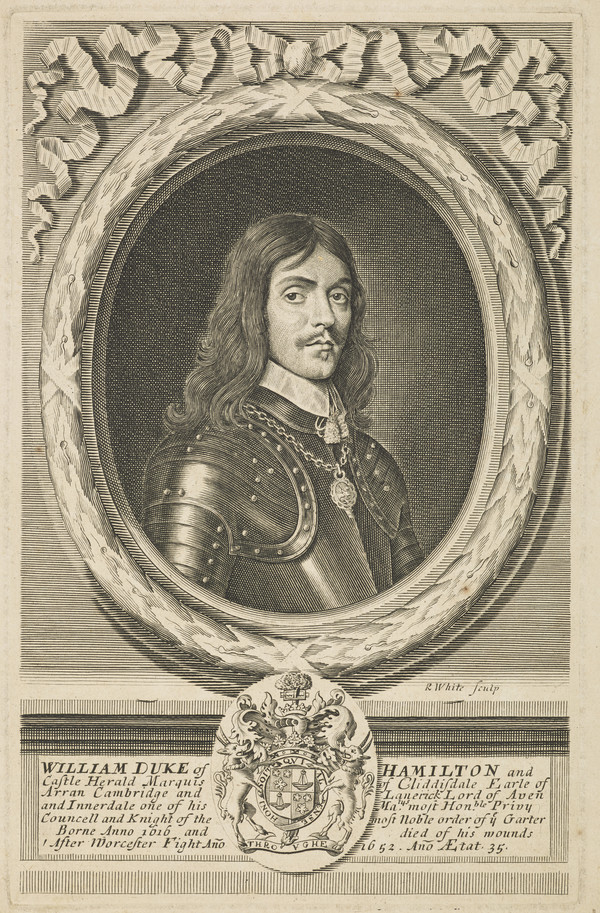 William, 2nd Duke of Hamilton, 1616 - 1651. Soldier by Robert White ...