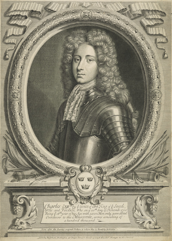Charles XII, 1682 - 1718. Son of Charles XI of Sweden by Michael van ...
