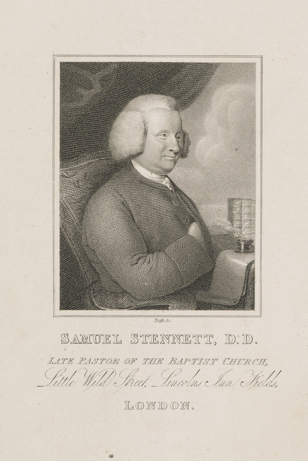 Samuel Stennett, 1728 - 1795. Baptist minister by Roffe | National ...